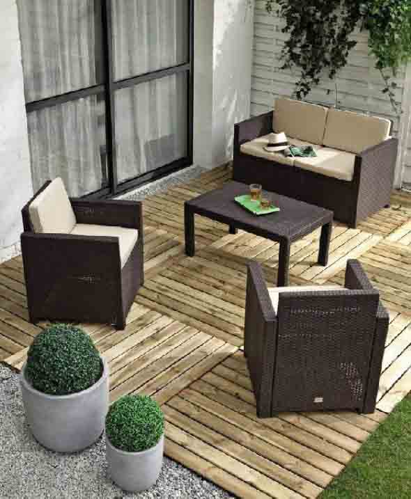 Móveis para decorar seu jardim