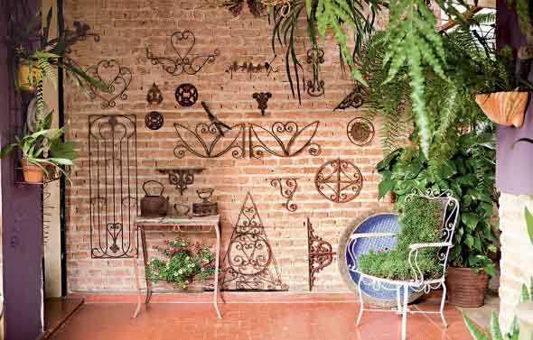 Paredes sem reboco na decoração